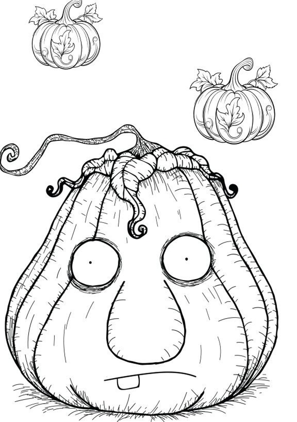 Halloween 2 Coloring Book Pages--digital Download - Etsy