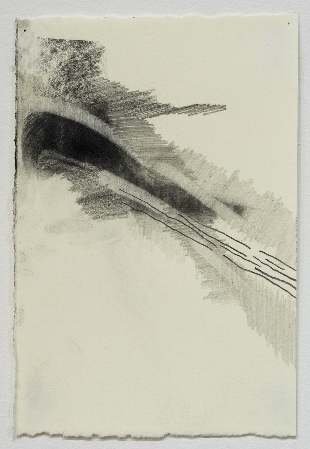 Contemporary Abstract Art, Graphite Pencil Drawing on Acid-free Paper ...
