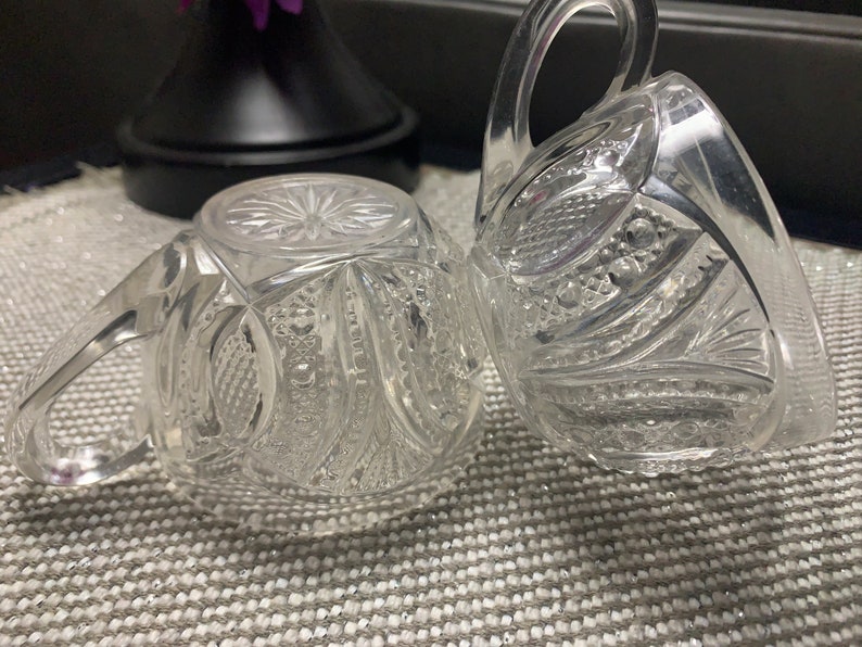 Antique Cambridge Glass Lotus Pattern Punch Cups Circa 1906 H 2 5/8 X W ...