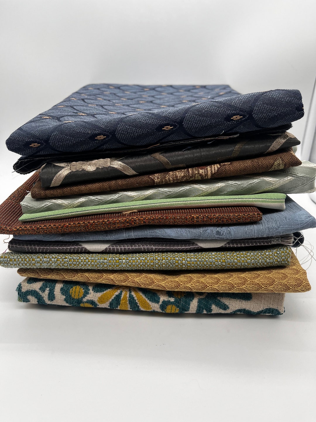 Decorator Fabric Remnants, Upholstery/drapery-assorted Colorsj - Etsy