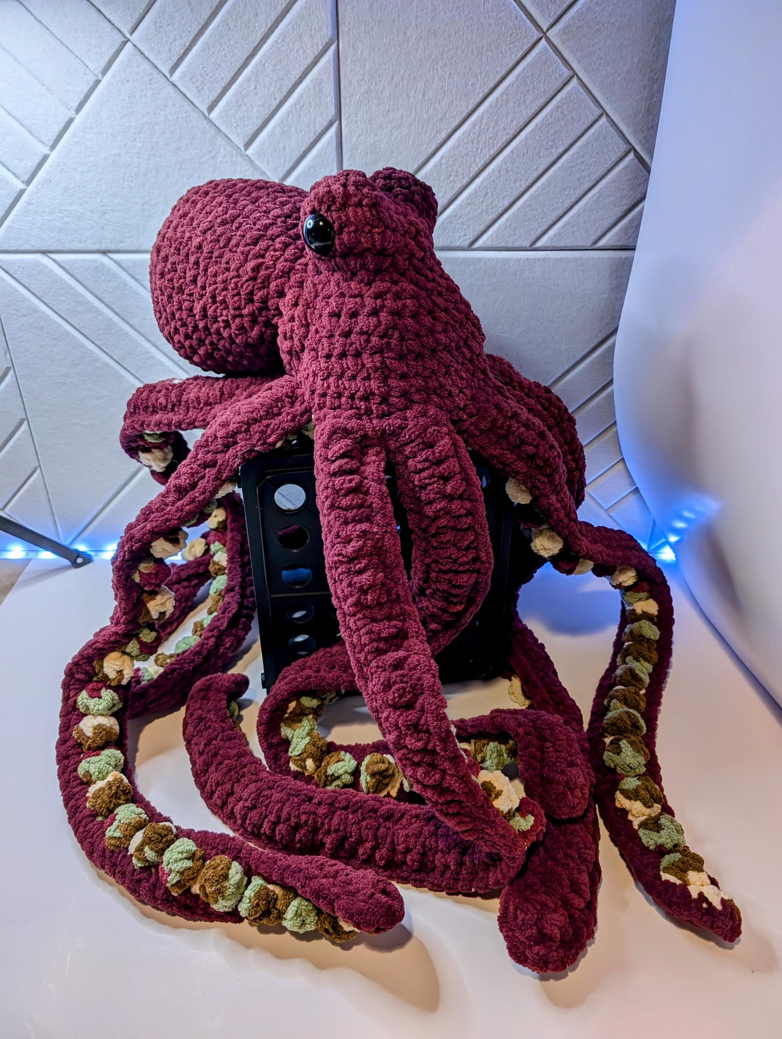 Giant Octopus Plushie Made to Order Available Approx. 32 Plush Crochet ...
