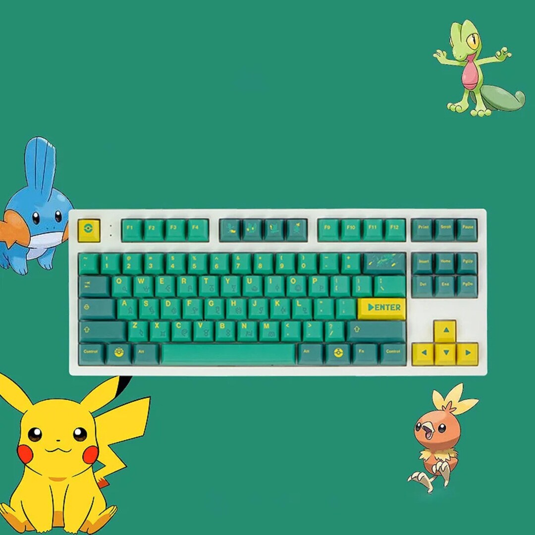 Pokemon Colorway Keycaps for Mechanical Keyboard Cherry - Etsy