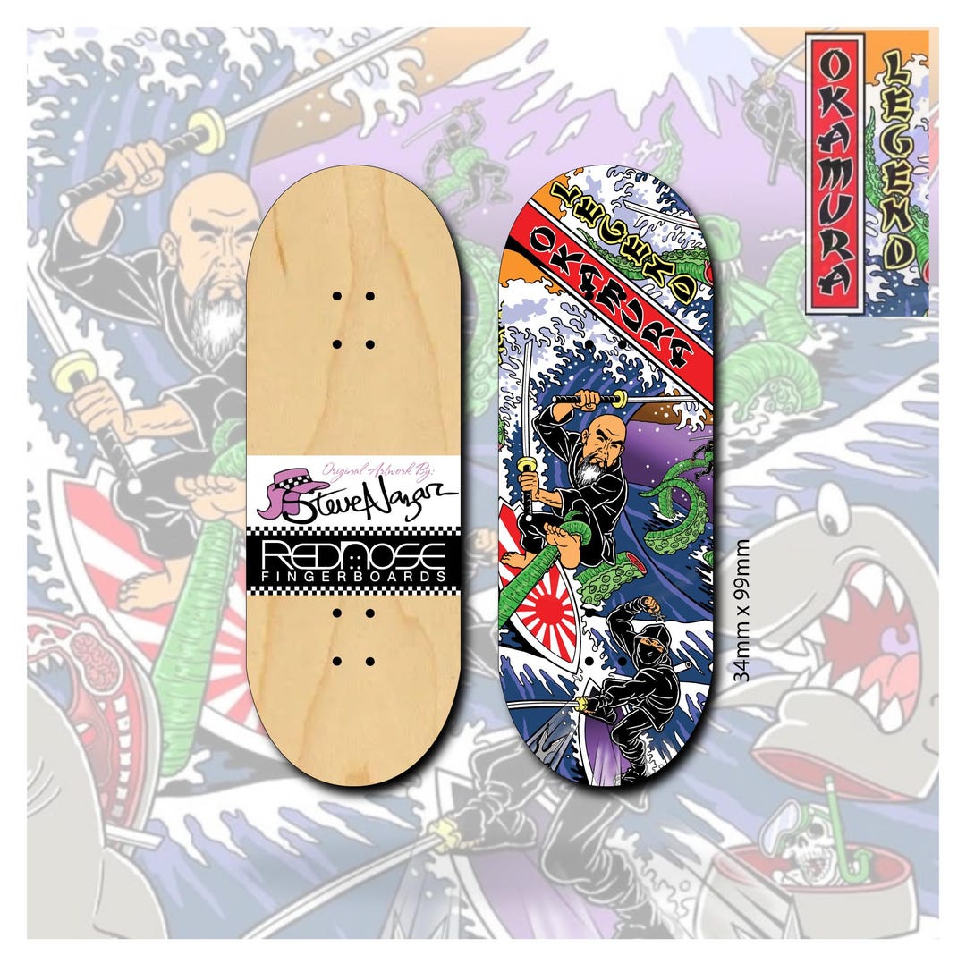 Professional Fingerboard W/official Artwork by Steve Nazar of the ...