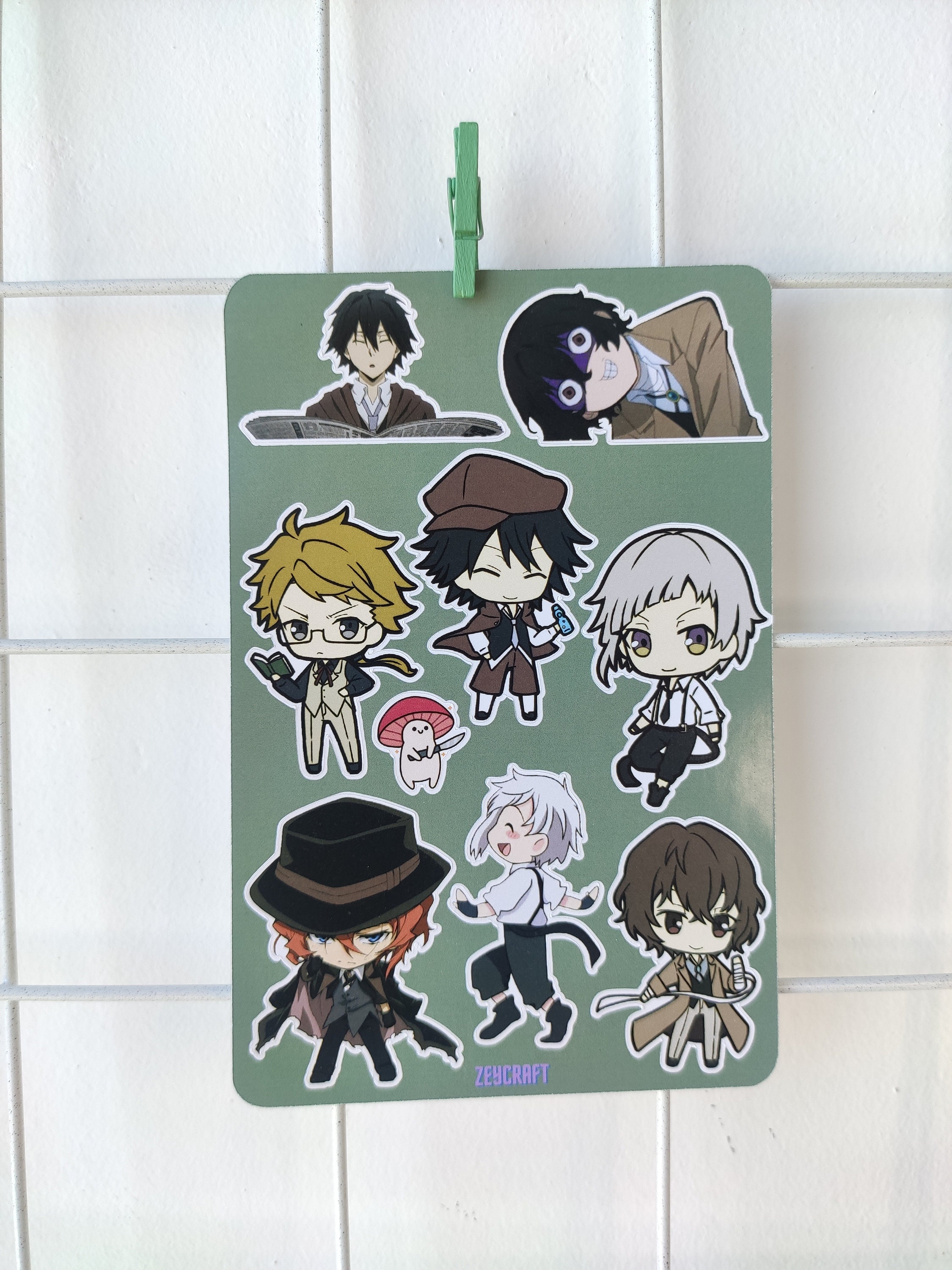 Osamu Dazai/bungou Stray Dogs Sticker Set - Etsy