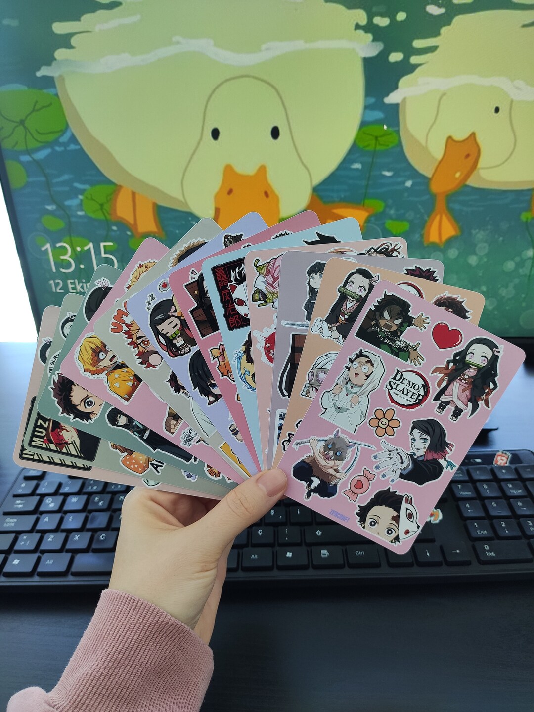 Demon Slayer Sticker Set - Etsy