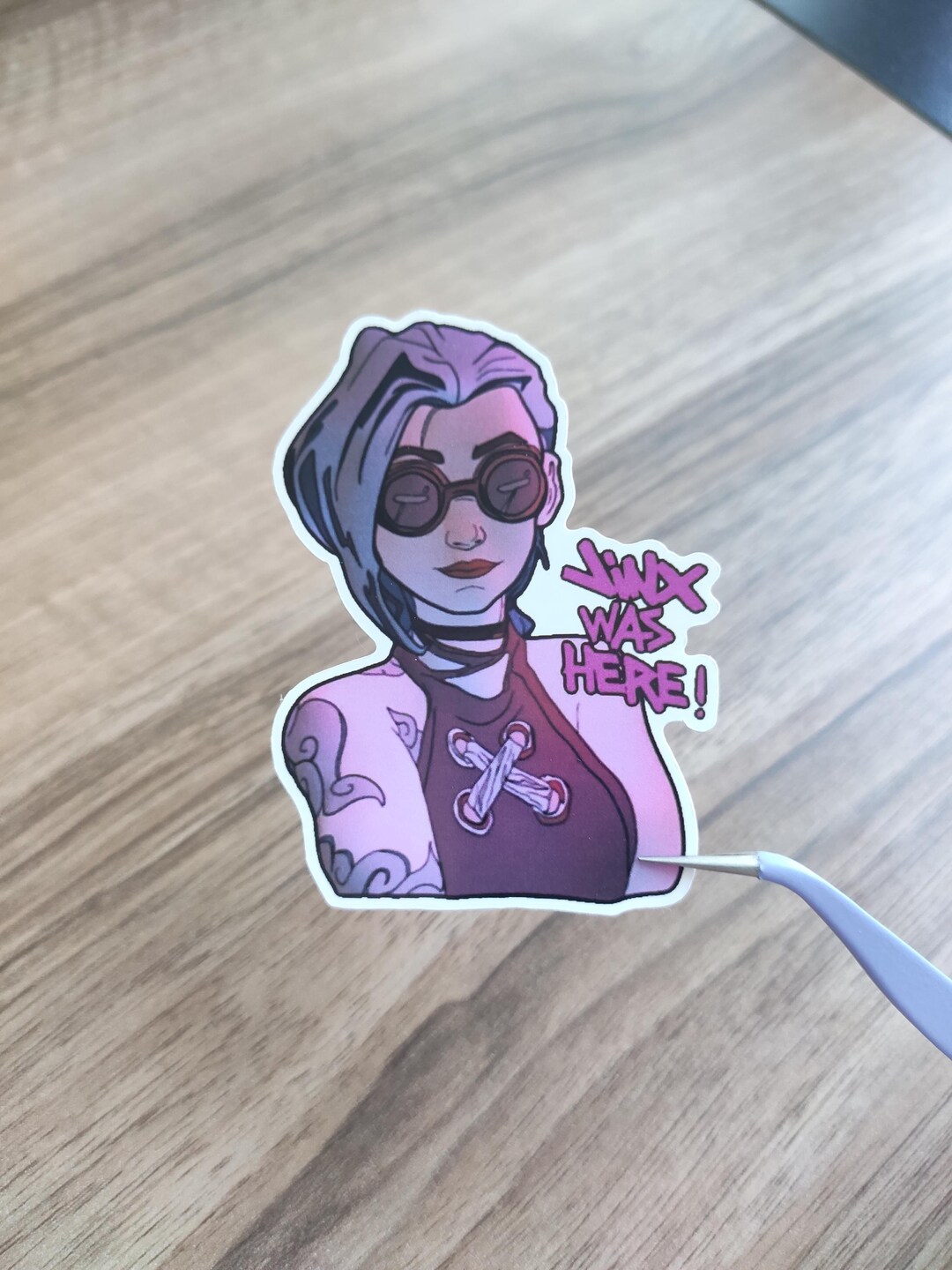 Jinx Stickers, Arcane Sticker, League of Legends Stickers, Vi Stickers ...