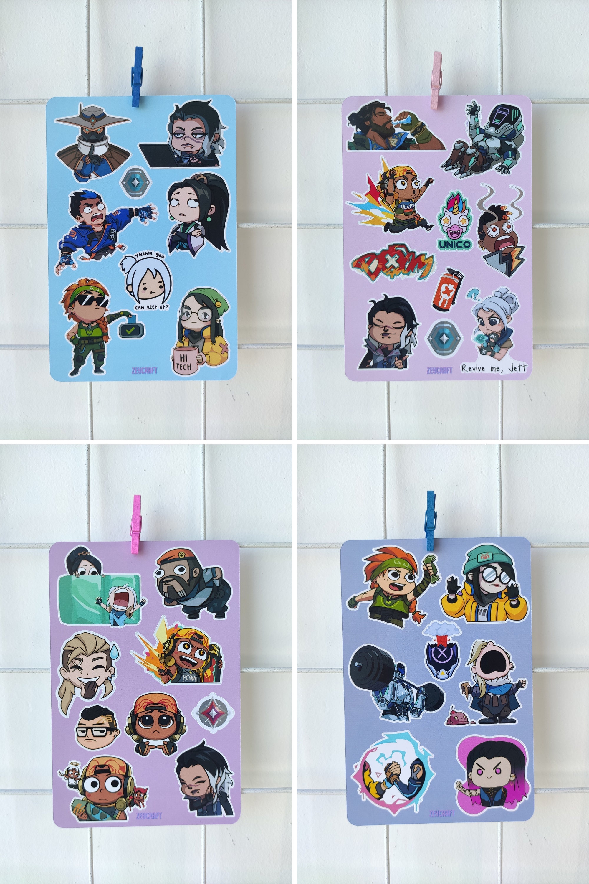 Valorant Sticker Set - Etsy