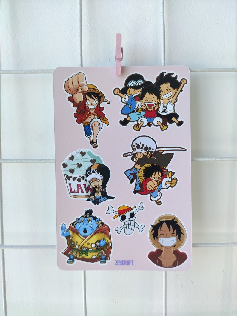 One Piece Sticker Set - Etsy