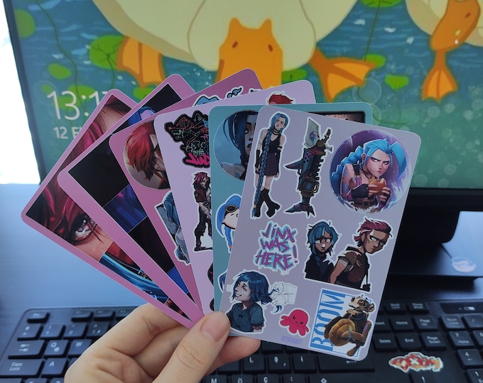 Arcane Stickers, Heimerdinger Fanart for PC Laptop, Yordle Gaming Gift ...