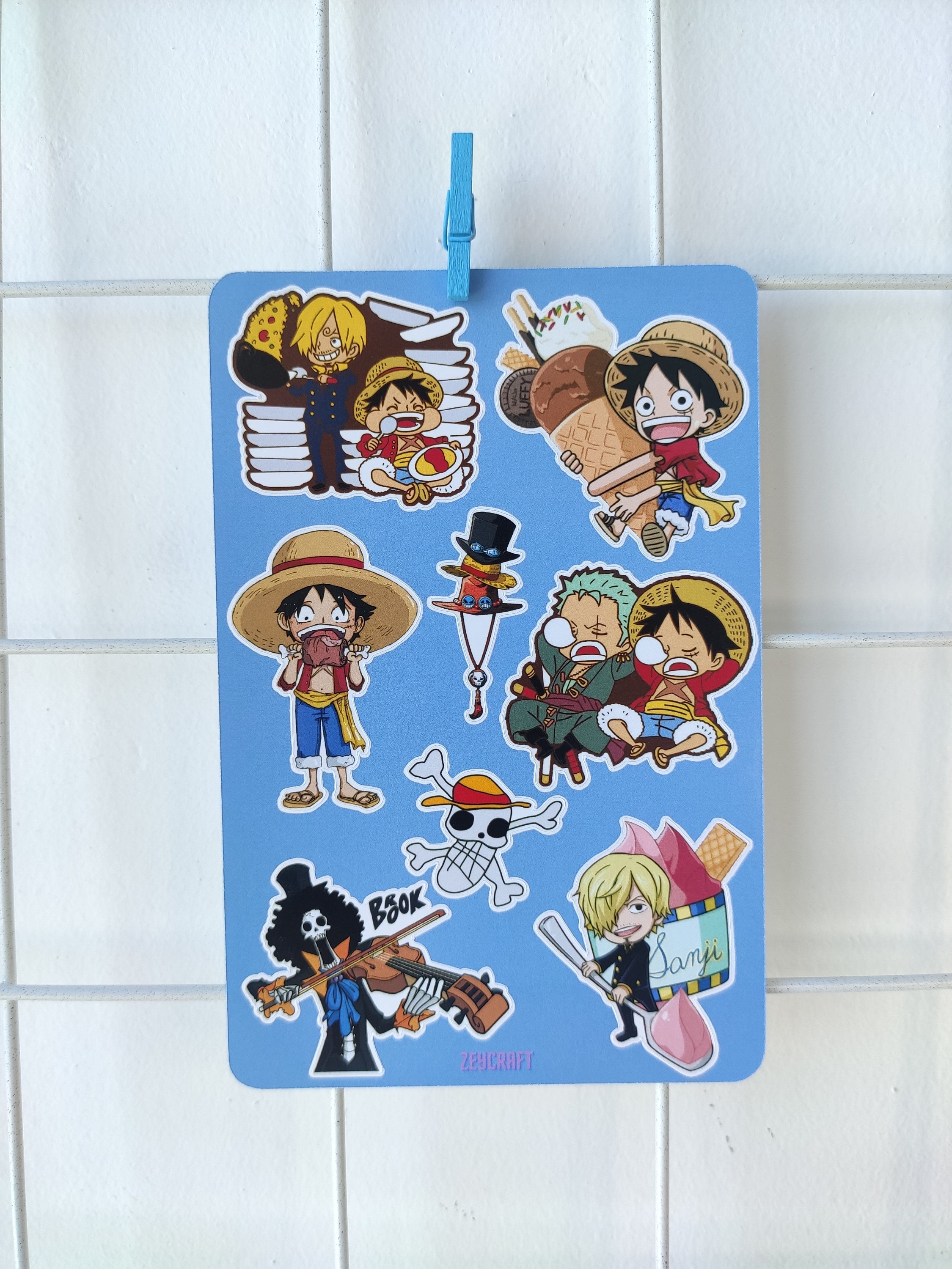 One Piece Sticker Set - Etsy