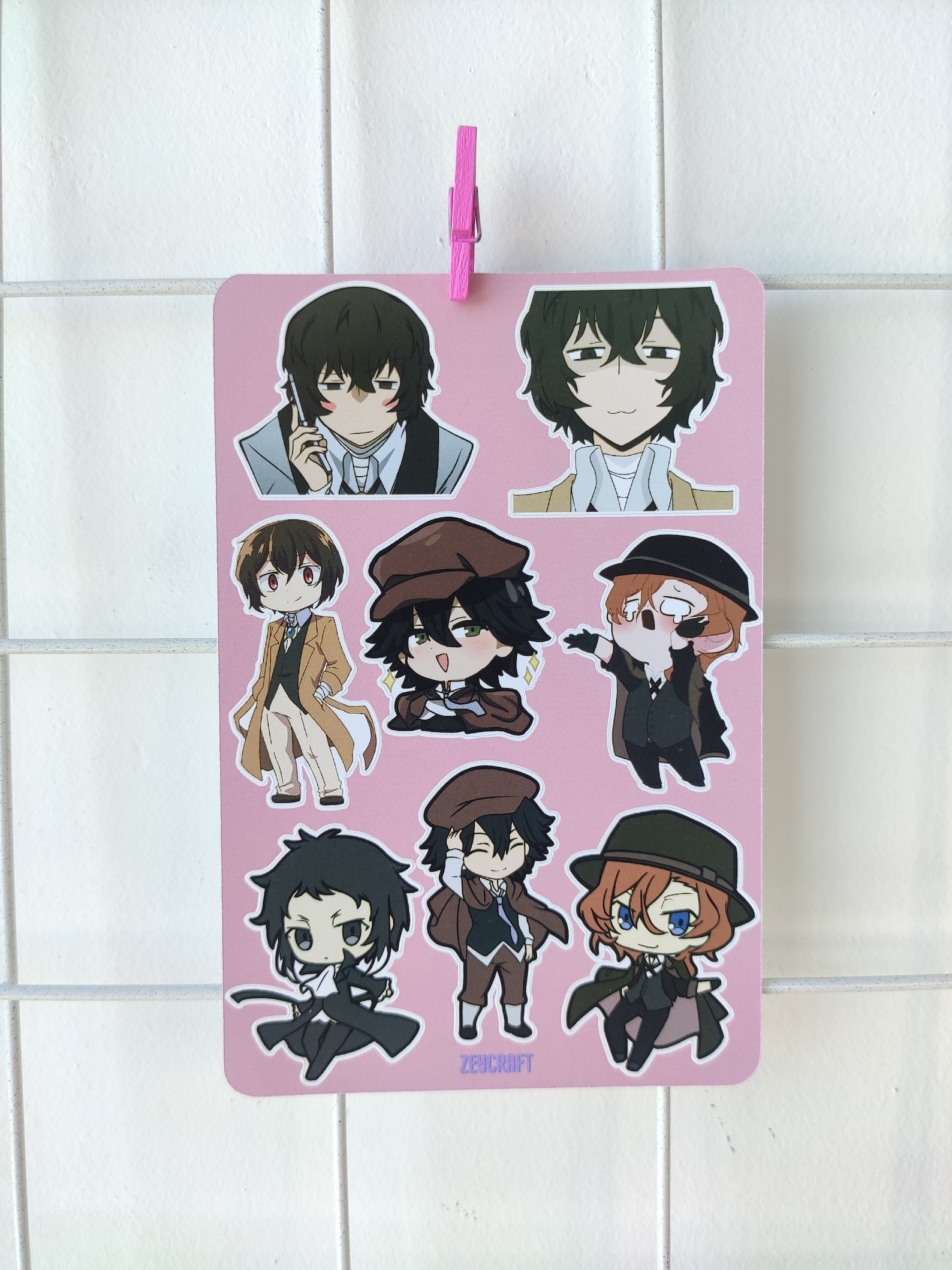 Osamu Dazai/bungou Stray Dogs Sticker Set - Etsy