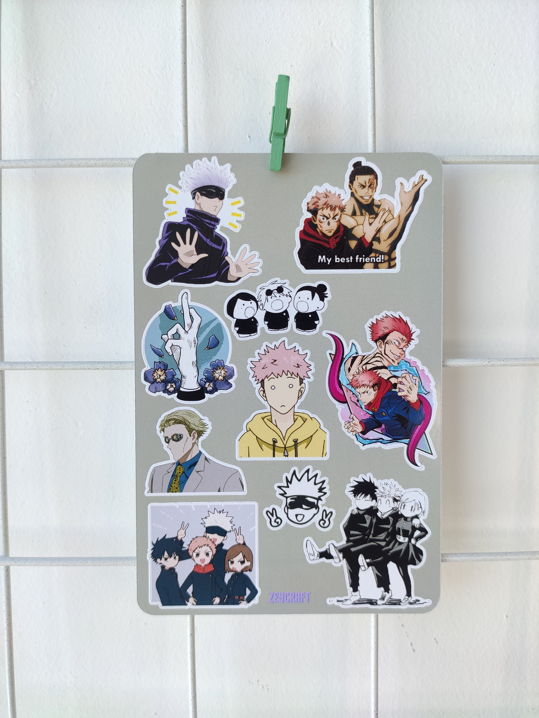 Jujutsu Kaisen Sticker Set - Etsy