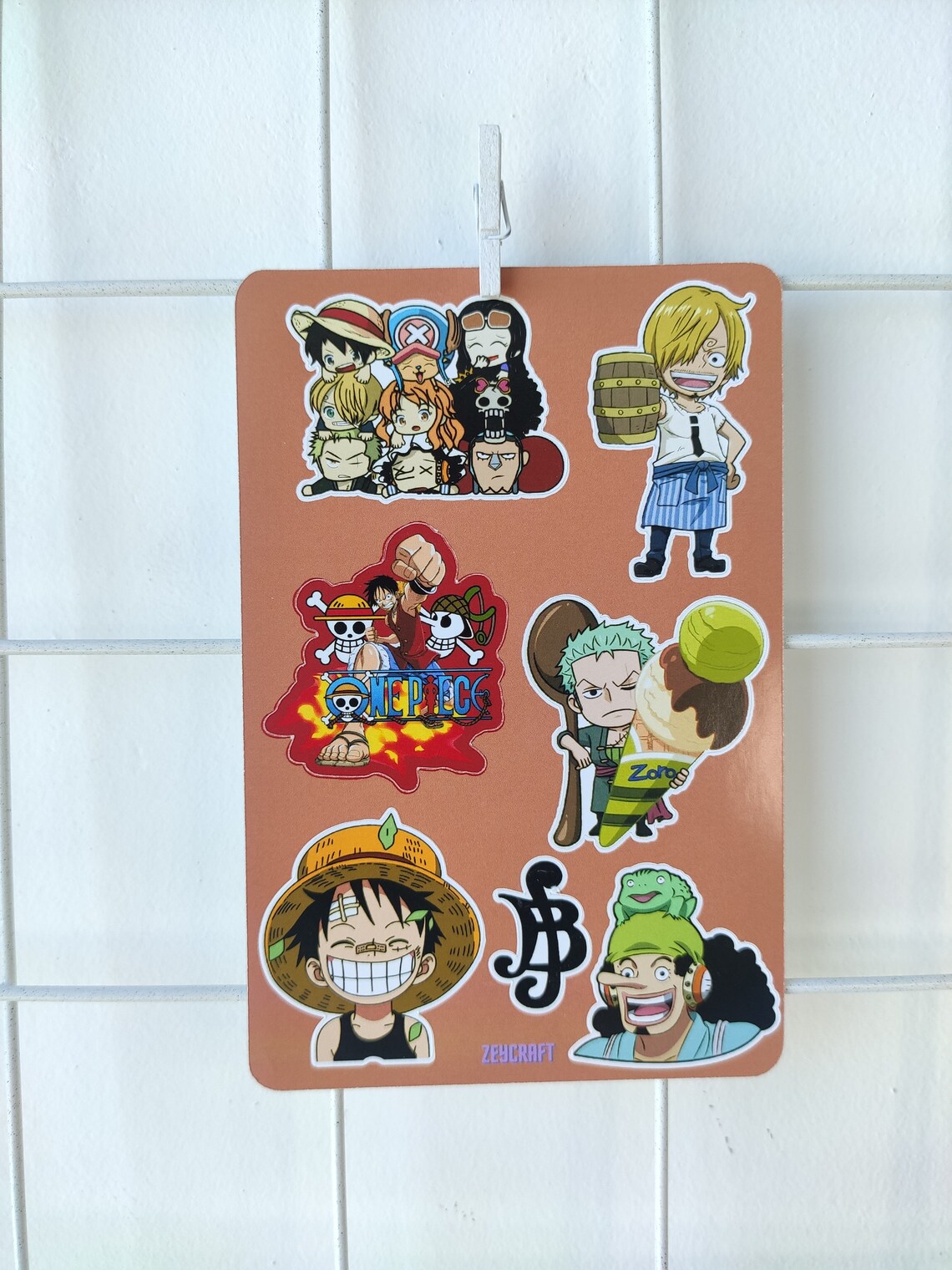 One Piece Sticker Set - Etsy