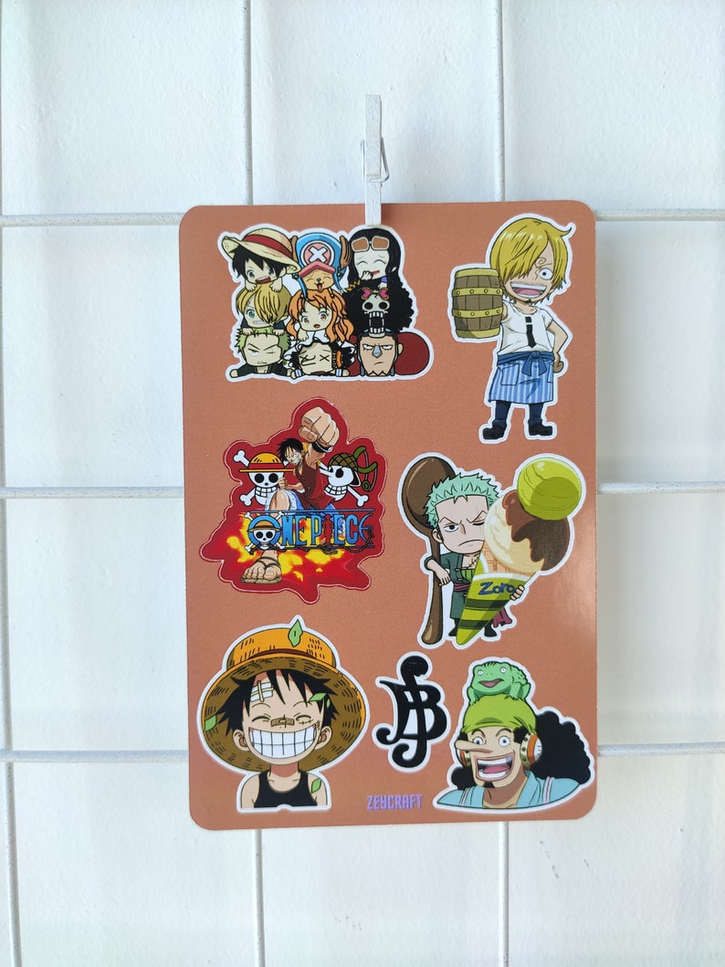 One Piece Sticker Set - Etsy