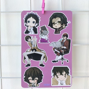 Osamu Dazai/bungou Stray Dogs Sticker Set - Etsy