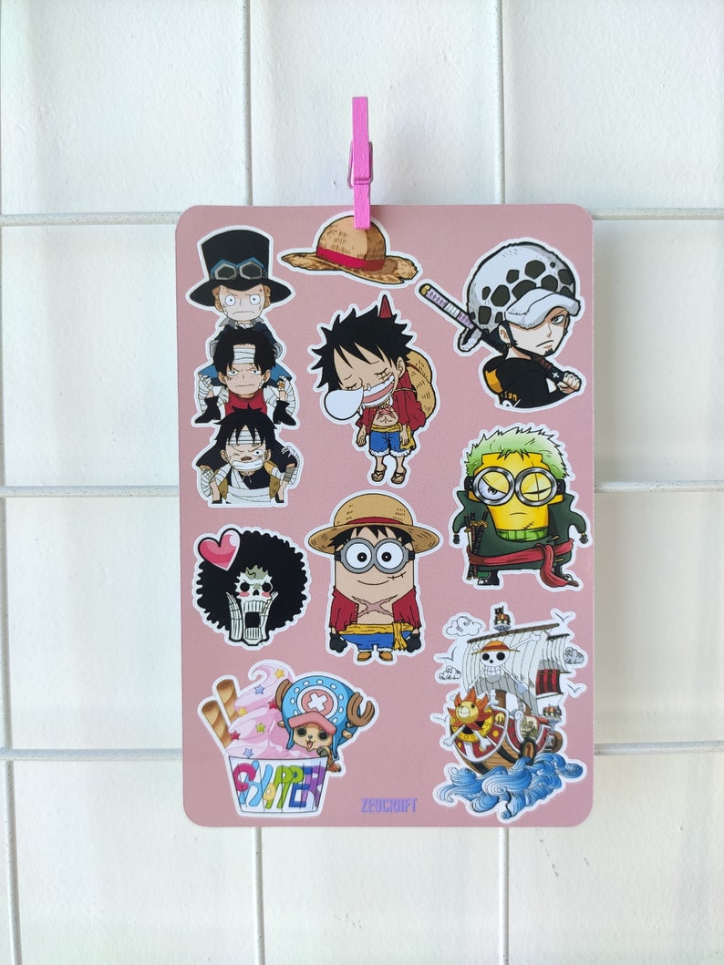 One Piece Sticker Set - Etsy