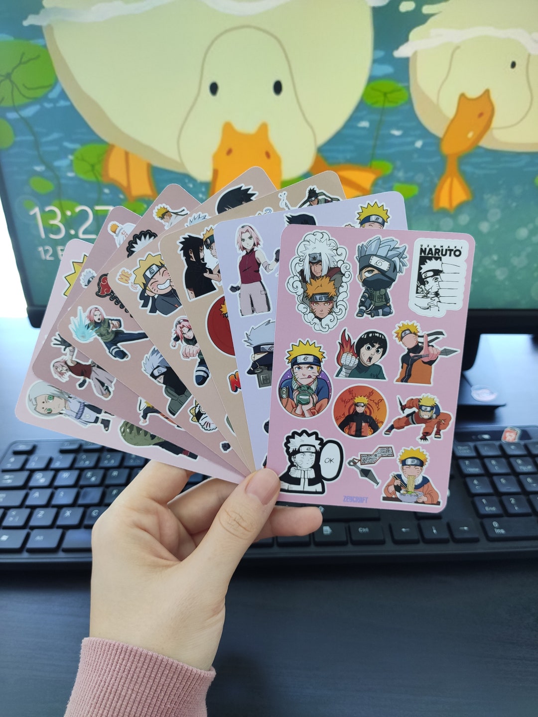 Naruto Sticker Set - Etsy