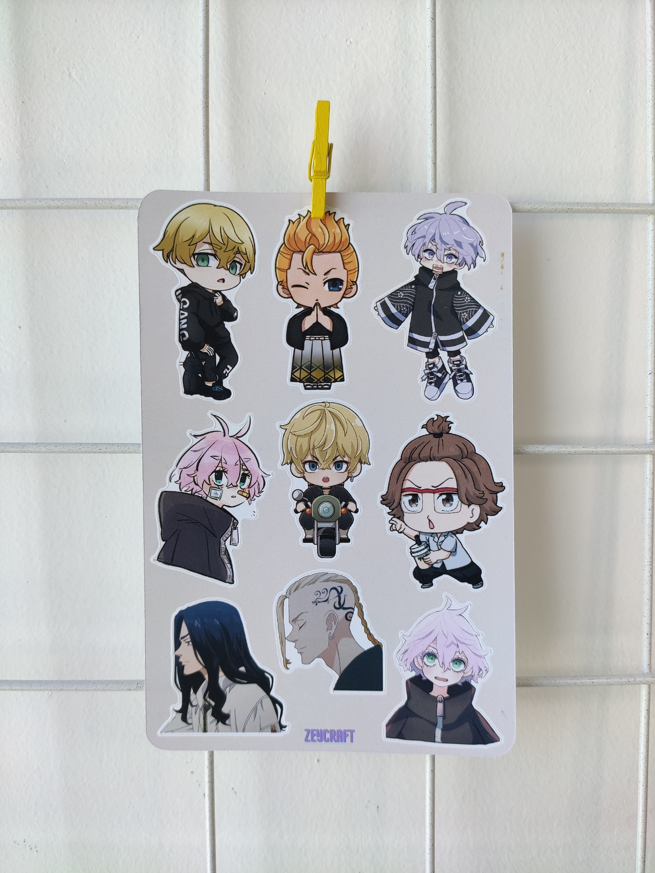 Tokyo Revengers Sticker Set - Etsy