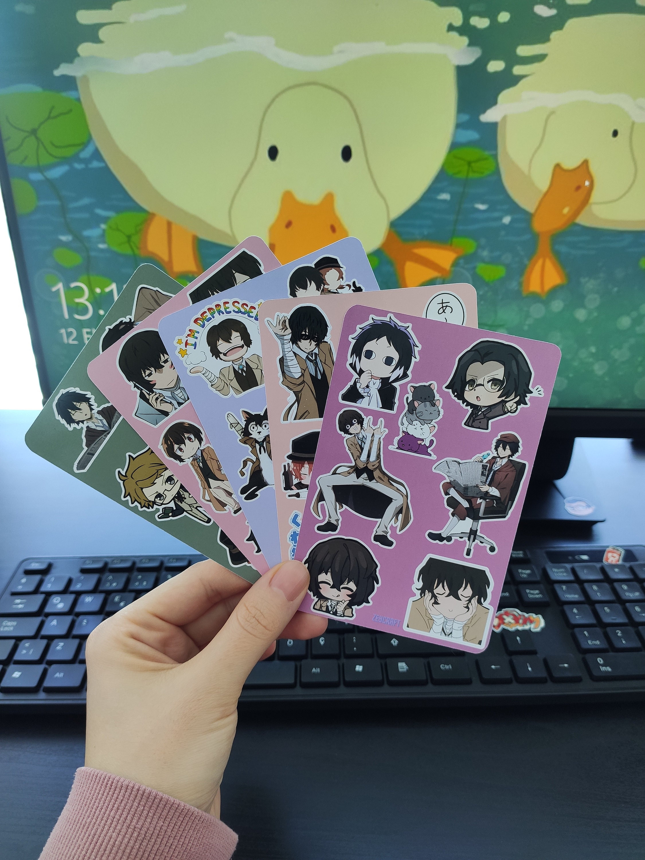 Osamu Dazai/bungou Stray Dogs Sticker Set - Etsy