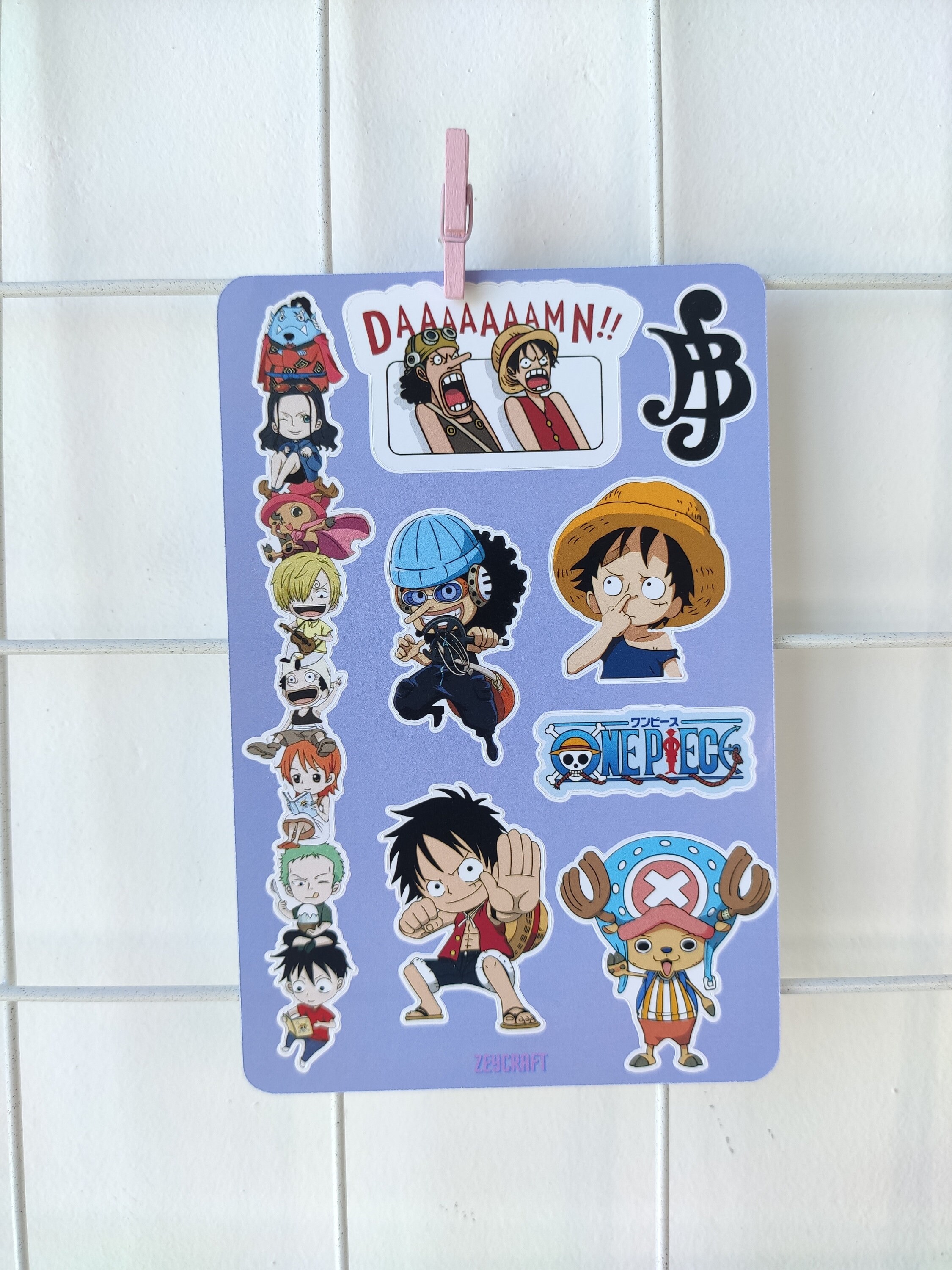 One Piece Sticker Set - Etsy
