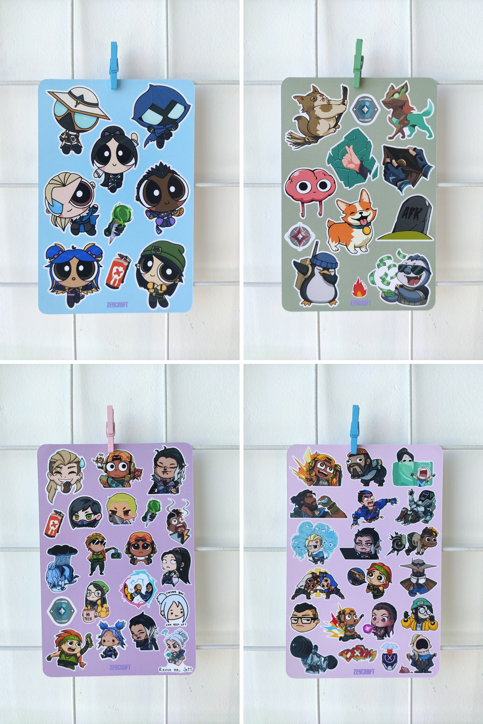 Valorant Sticker Set - Etsy