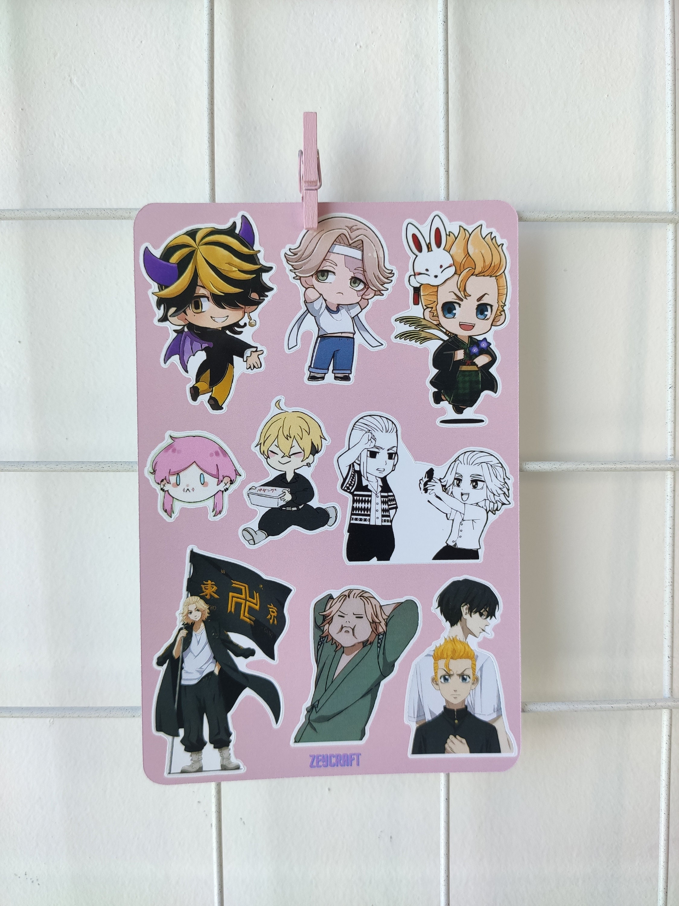 Tokyo Revengers Sticker Set - Etsy