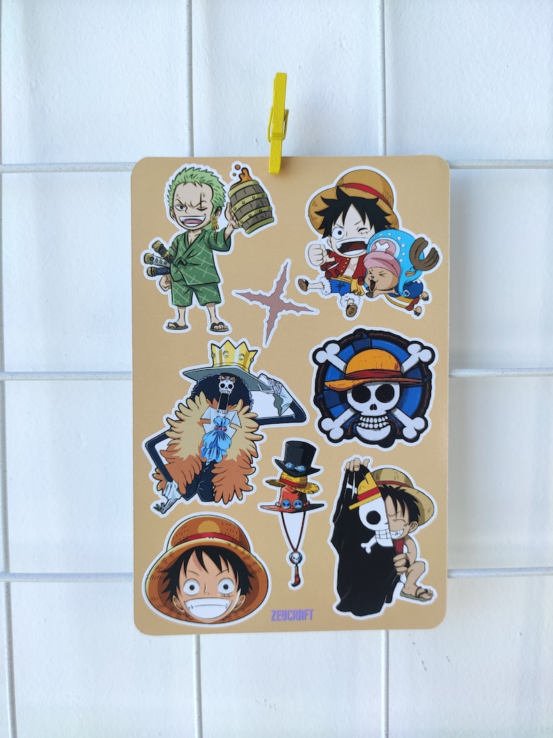 One Piece Sticker Set - Etsy