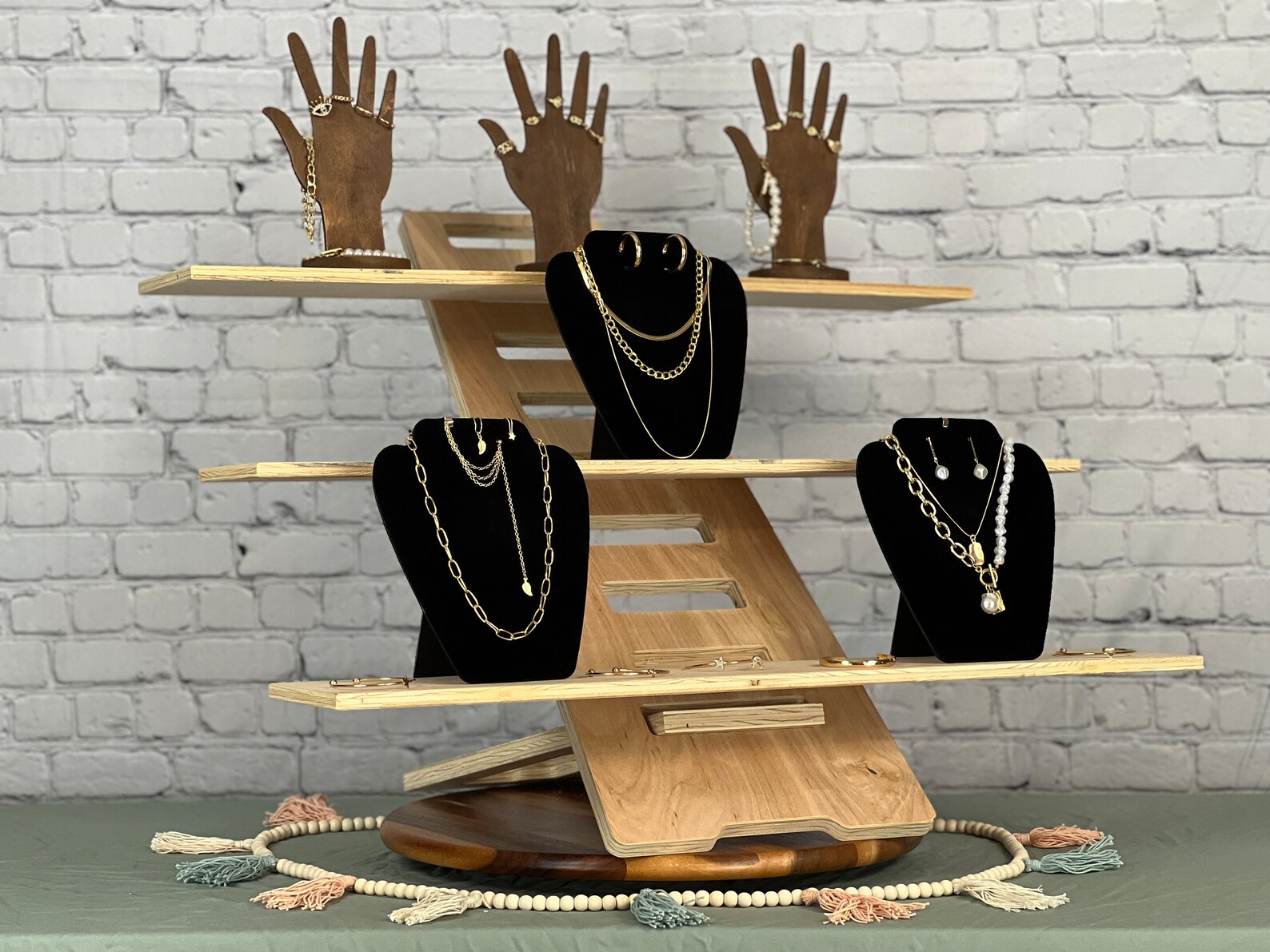Display Shelves - Quick Setup - 4 Tier 30" Shelf Display - Craft Show ...