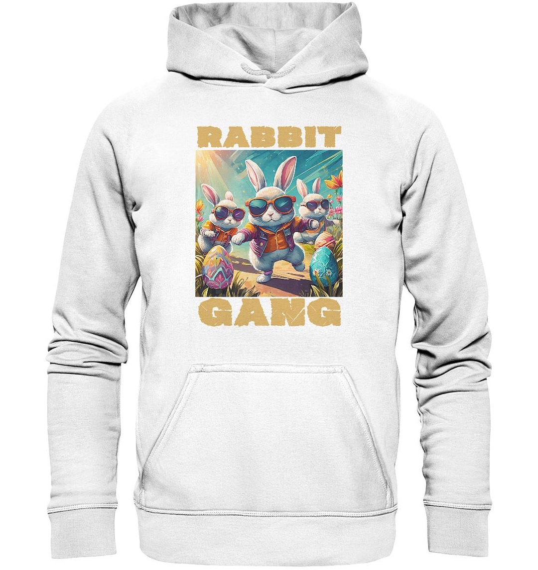 Rabbit Gang the Easter Bunny Gang Basic Unisex Hoodie - Etsy