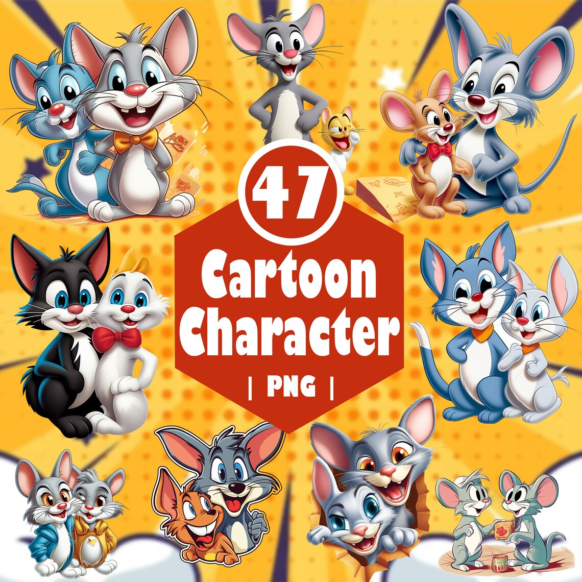 Retro Cartoon Stickers 2000s Nostalgia Planner Decals Digital Download ...