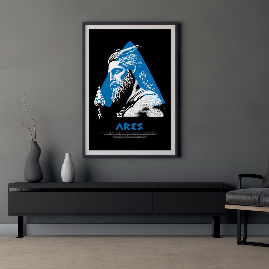 Mythological Greek Gods Printable Sheets Wall Decor - Etsy
