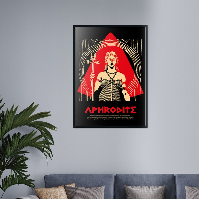 Aphrodite, Decorative Poster, Mythological Greek Gods, Printable Sheets ...