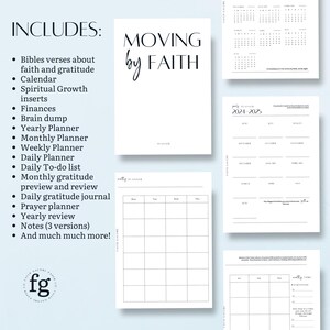 Mid-year Faith Based Printable Planner, Calendar, Spiritual Growth ...