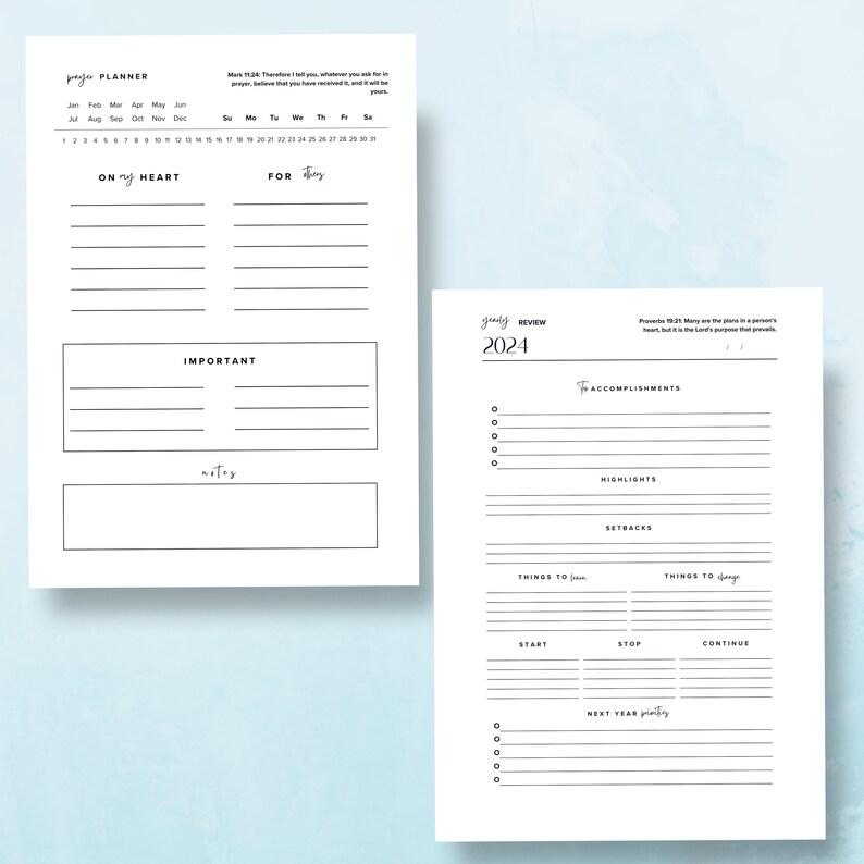 2024 Planner Inserts Printable: 2024 Daily To-do's - Etsy