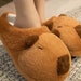 Cute Cartoon Capybara Cotton Slippers Half-wrap Heel, Soft and Non-slip ...