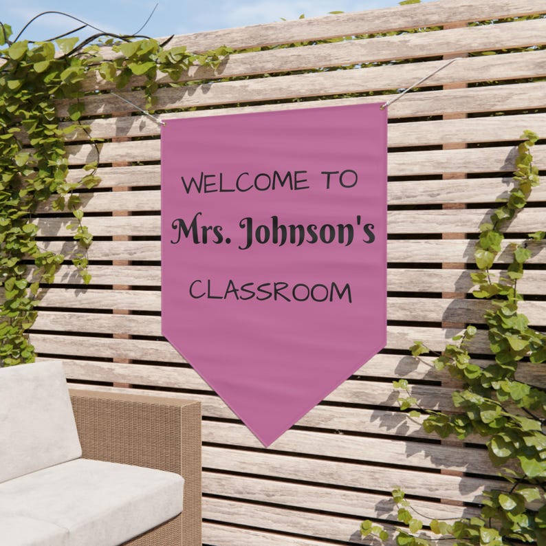 Personalized Teacher Classroom Flag Gift for Teacher Classroom ...