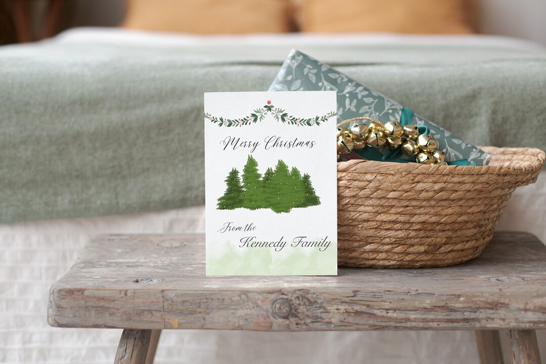 Downloadable Printable Editable Christmas Congratulations Tree Thank ...