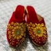 Velvet Shoes With Gold Embroidery Are Traditional Nepali Wedding Shoes ...