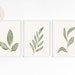 Watercolor Greenery Wall Art - Set of 3 Printable Files | Modern Home ...