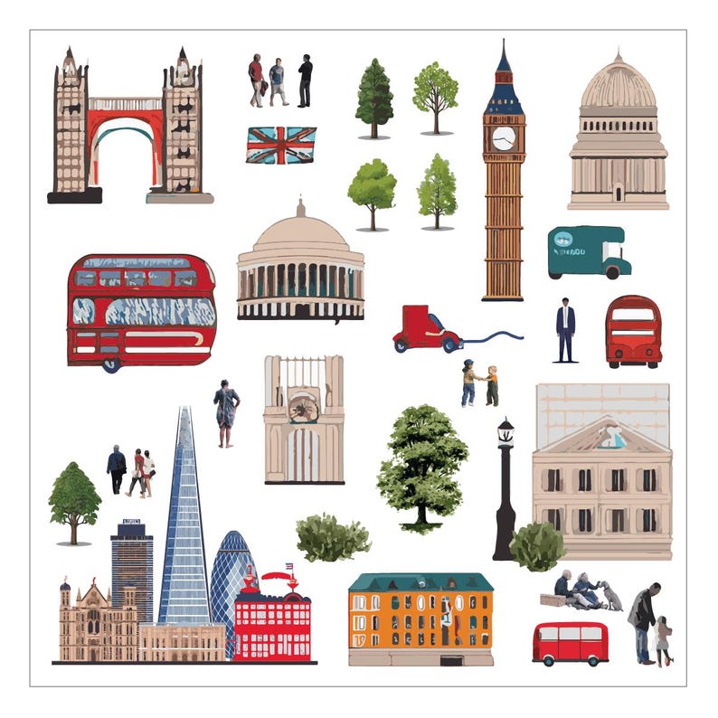 SVG LONDON CUTOUT - Etsy