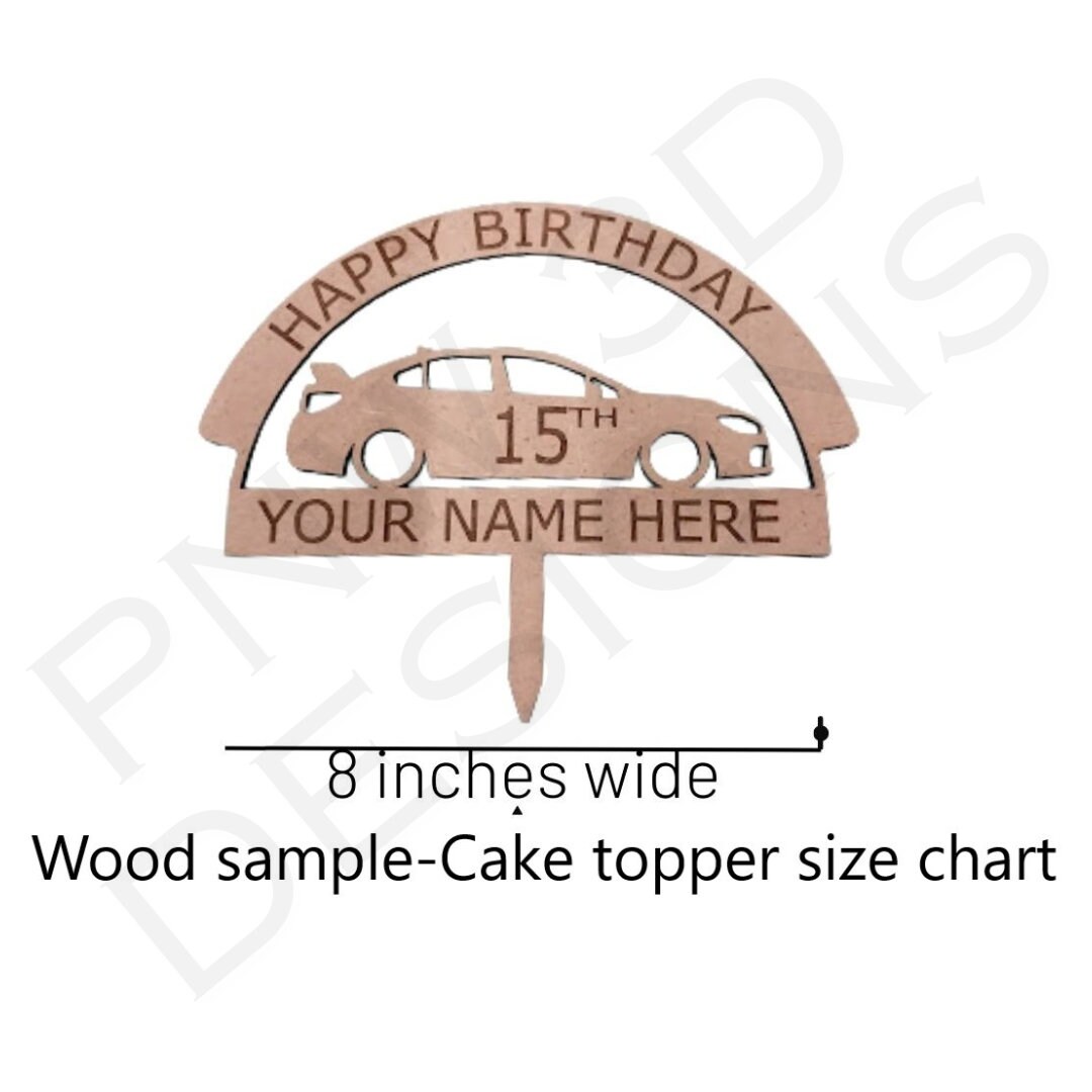 Golf GTI R32 Cake Topper Custom Cake Topper car Birthday Cake Topper - Etsy