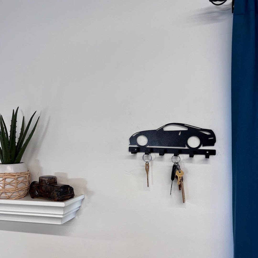 Custom Silhouette Key Holder Key Wall Organizer Key Rack Holder - Etsy