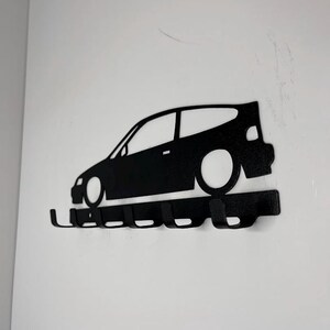 METAL CRX Key Holder | Key Wall Organizer | Key Holder Car Silhouette ...