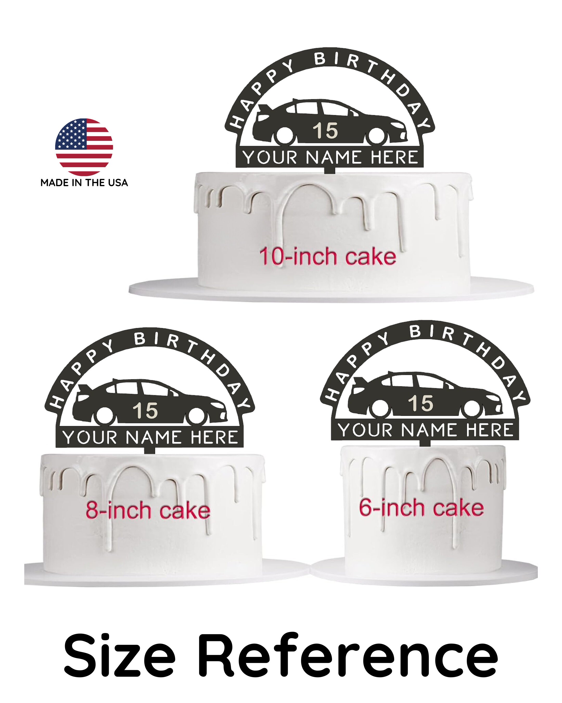 Datsun Cake Topper | Custom Cake Topper |car Birthday Cake Topper ...