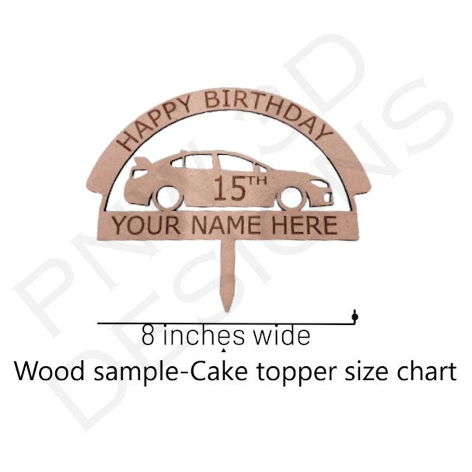 Birthday Cake Topper| Mazdaspeed3 2nd Gen Cake Topper | Personalized ...