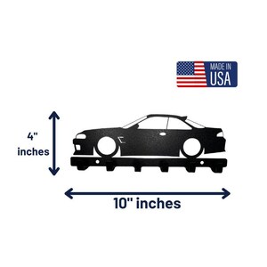 METAL Silvia 240sx S14 Key Holder, Key Wall Organizer, Key Rack Wall ...