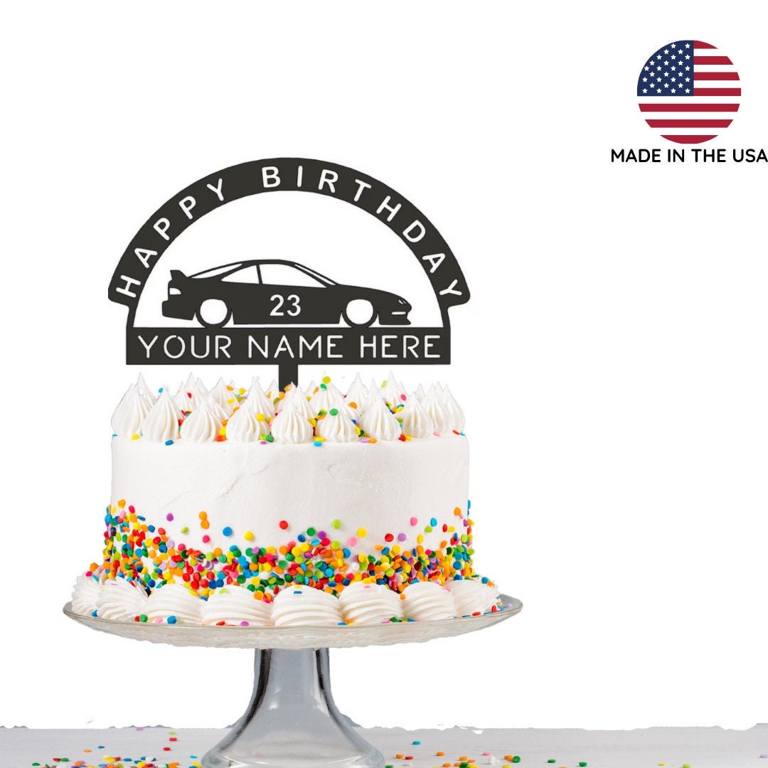 Acura Integra | Birthday Cake Topper | Personalized Cake Topper |car ...