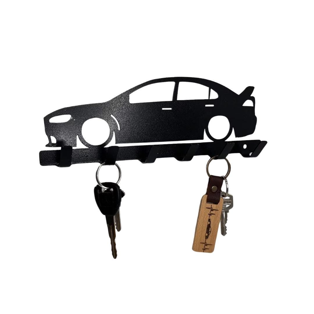 Mitsubishi Evo X Key Holder | Key Wall Organizer | Entryway Organizer ...