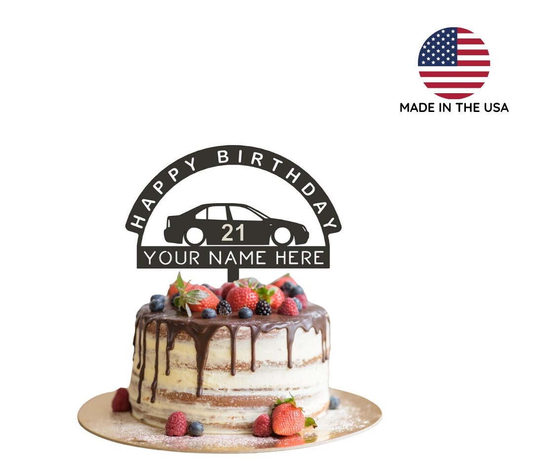 Jetta Mk4 Cake Topper Custom Cake Topper car Birthday Cake Topper - Etsy