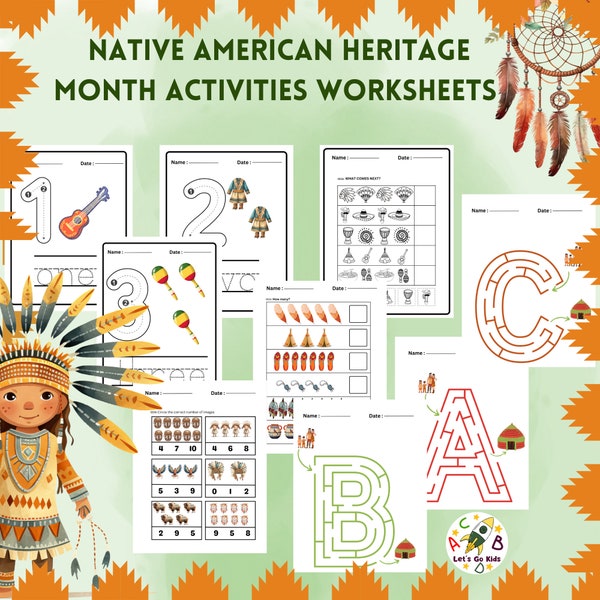 Native American Heritage Month Activities - Etsy